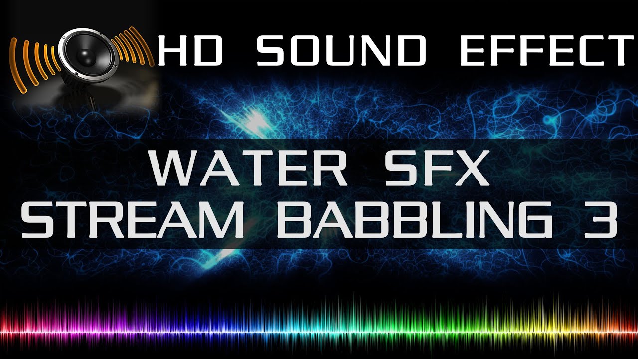 water stream sound effect short babbling track 3 | HD Sound effect ...