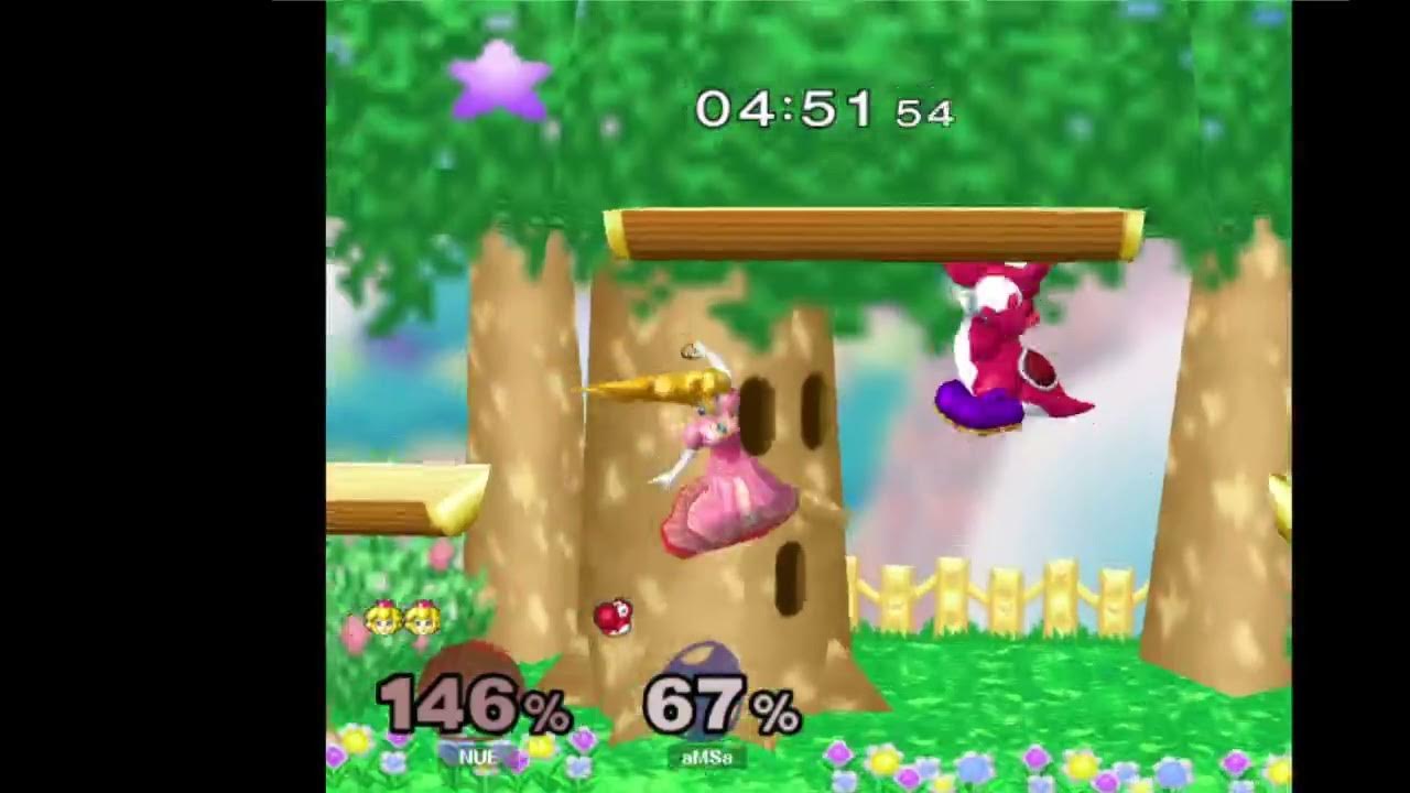 【SSBM】Peach(NUE) vs Yoshi(AMSA) - YouTube