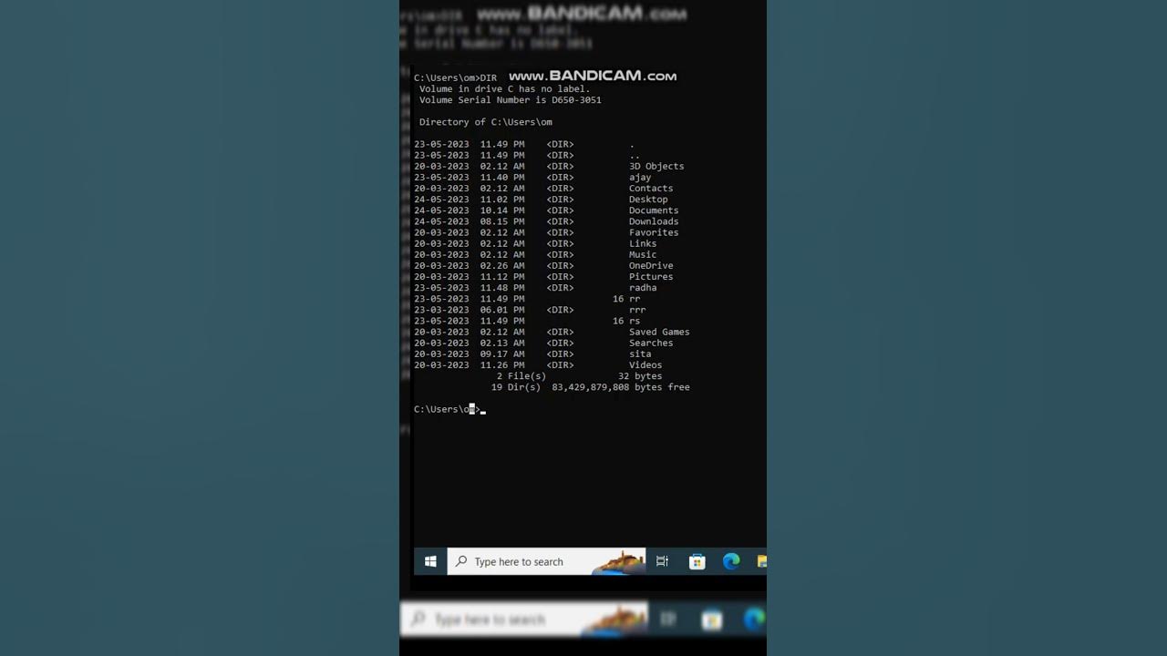 Ms Dos Basic Tricks Msdos Command Prompt Viral Youtube