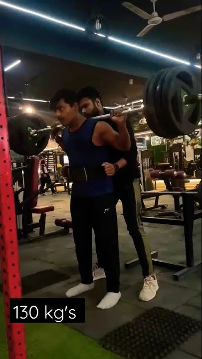 squats 130 kg's rapps - YouTube