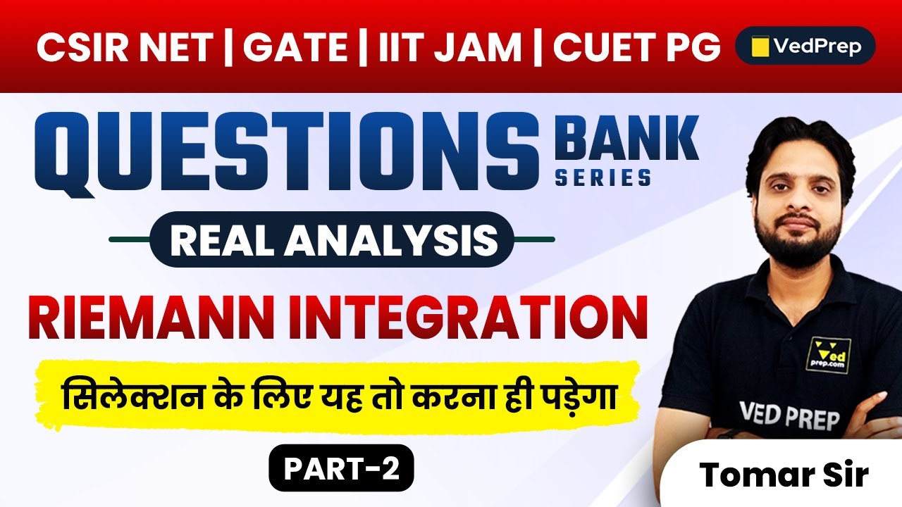 Real Analysis Mathematics Csir Net Gate Iit Jam Cuet Pg Questions Bank Series