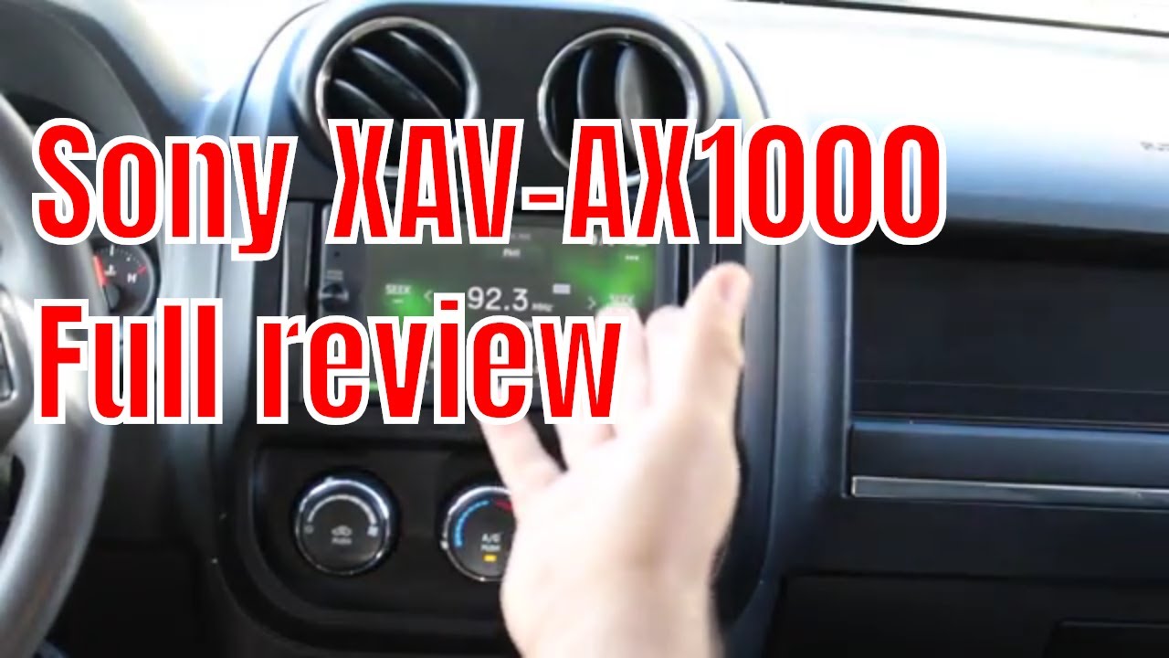 Sony XAV-AX1000 6.2" Apple CarPlay Media Receiver. IS IT WORTH BUYING ...