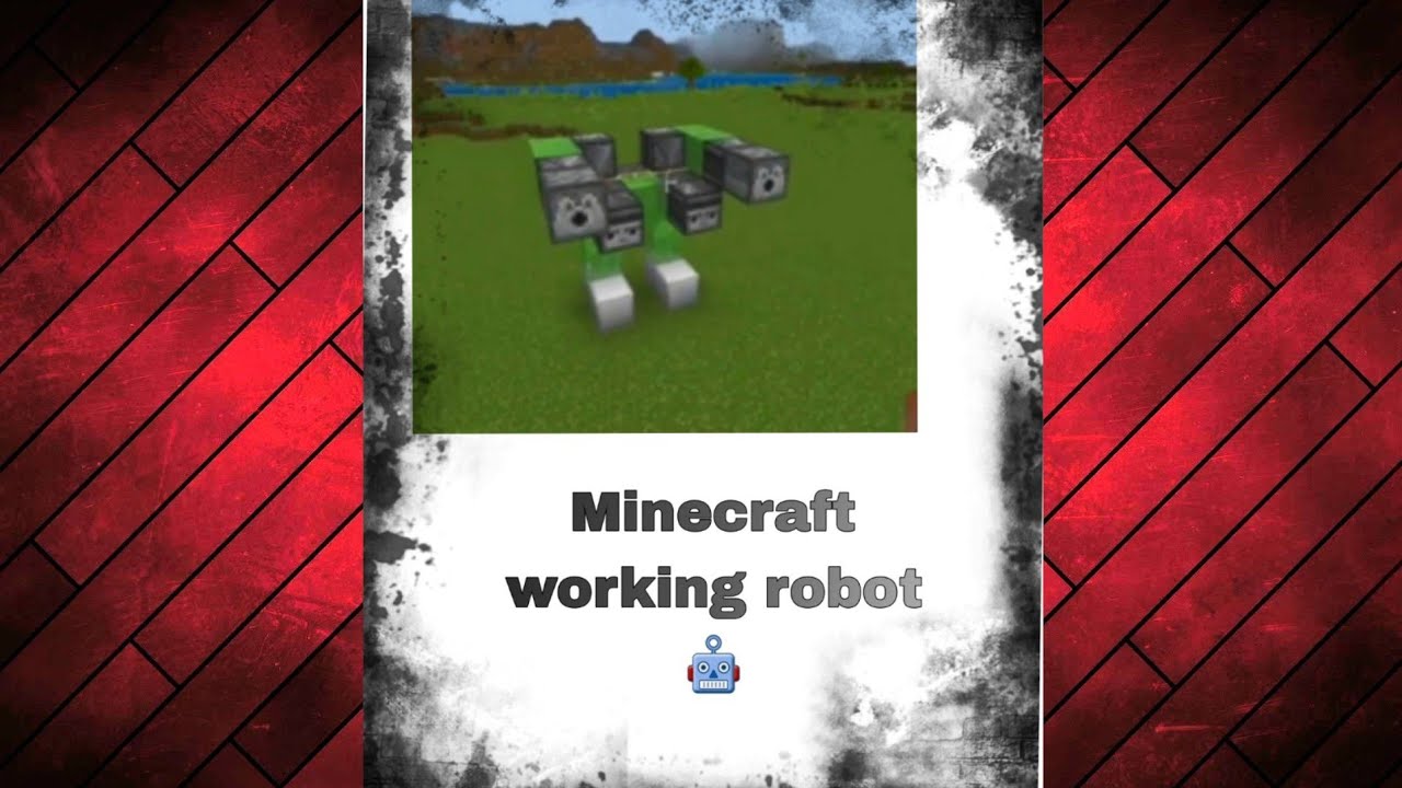 Minecraft working robot for pocket edition, beta, Java #BEAT_BRIDE ...