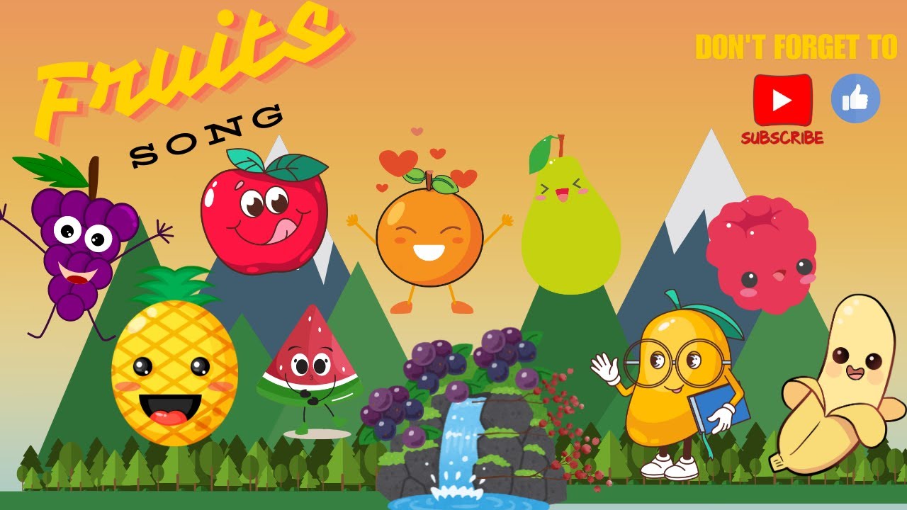 Fruits Song| Nursery Songs and Rhymes| Children Educational Video ...