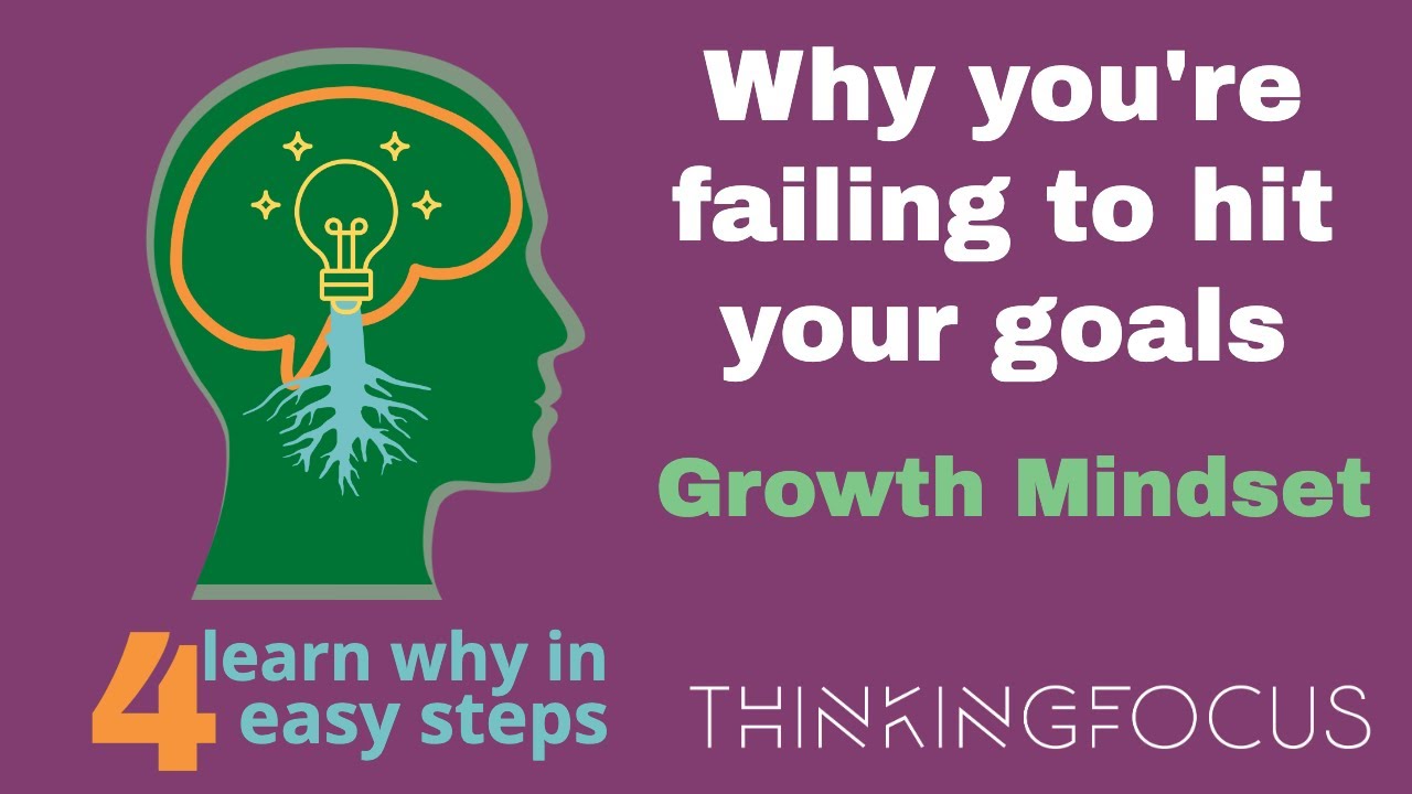 Growth Mindset - Why you're failing to hit your goals! - YouTube