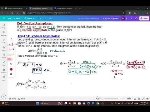 How to Find Vertical Asymptotes - YouTube