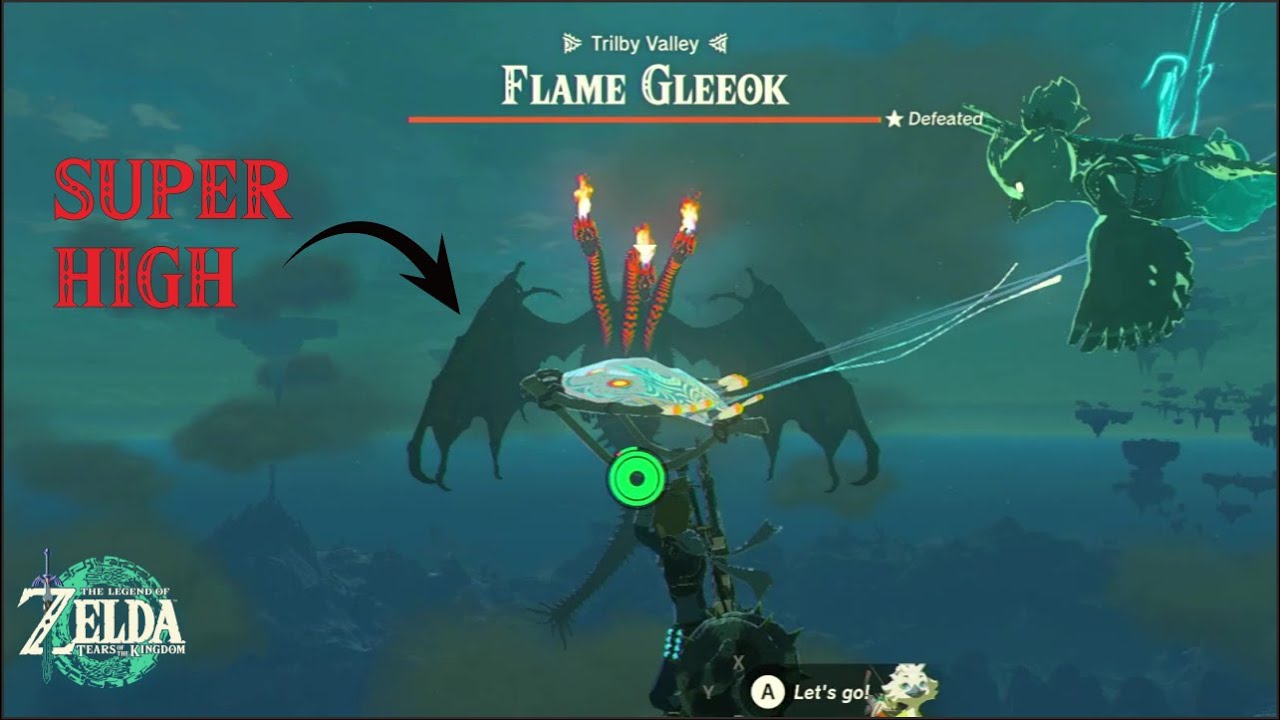 Why is this Flame Gleeok so High Up in the Sky ? (Trilby Valley) - TOTK ...