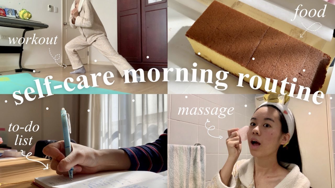 My self-care morning routine (for a better mental health 🌱) - YouTube