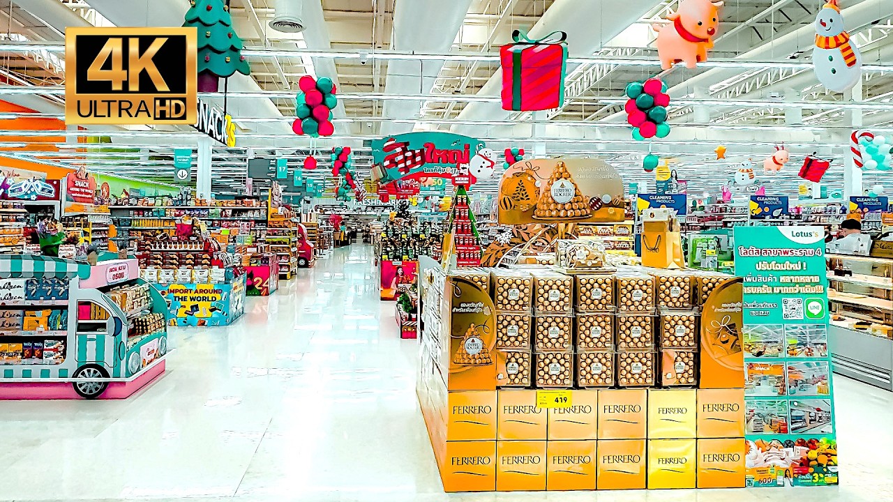 🇹🇭 LOTUS'S THAILAND is a WORLD CLASS Grocery Store [4k Video] - YouTube