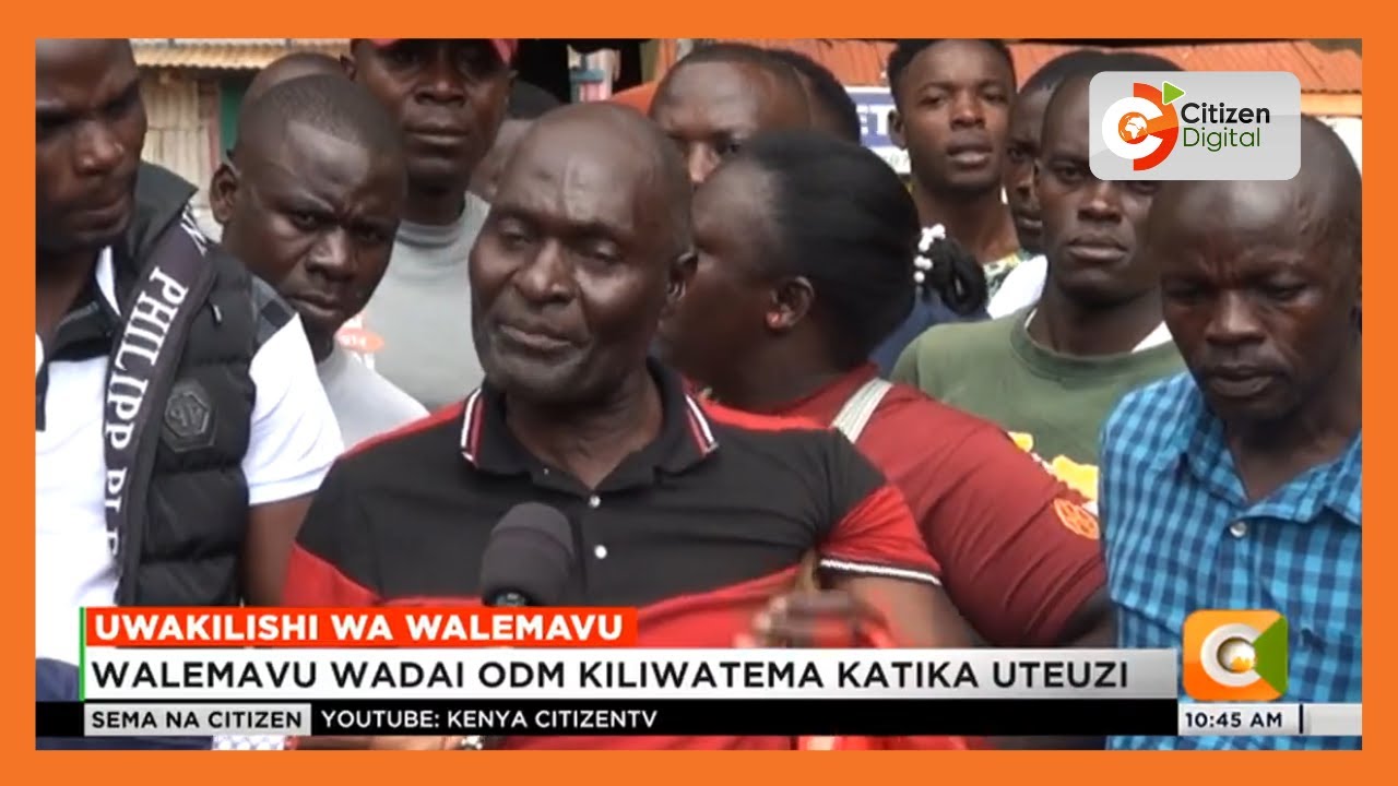 Walemavu walalamika hawajawakilishwa Vihiga - YouTube