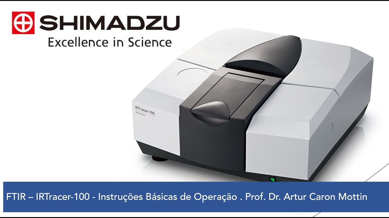 IRTracer - 100 - FTIR - Shimadzu - Operações básicas - YouTube