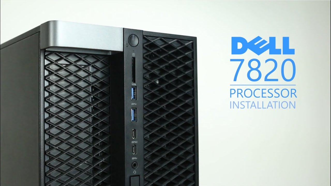 Dell Precision 7820 Processor Installation - YouTube