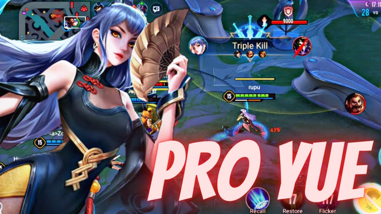 Aov Yue Pro Gameplay Arena Of Valor Youtube