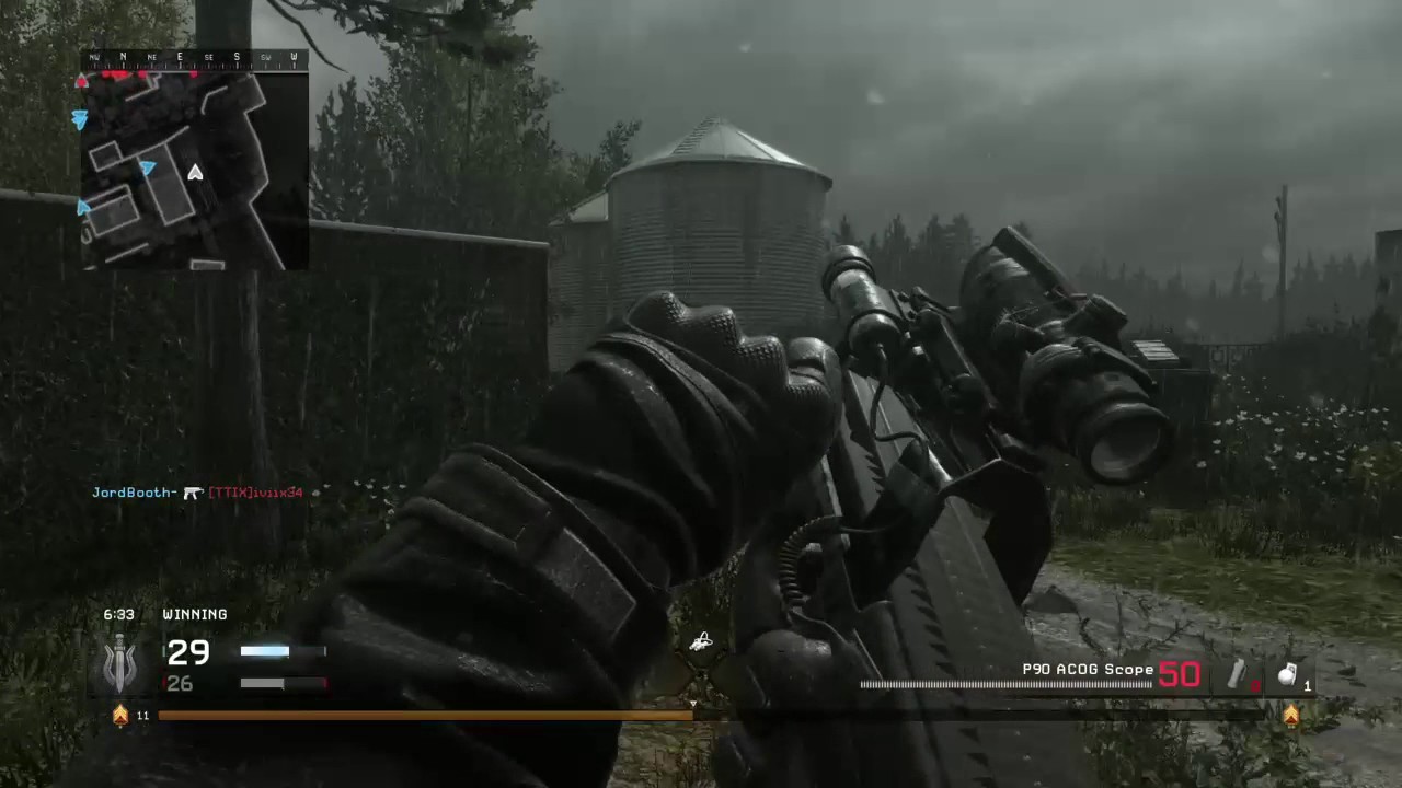 Call of Duty Modern Warfare Remastered Old School Mode - YouTube