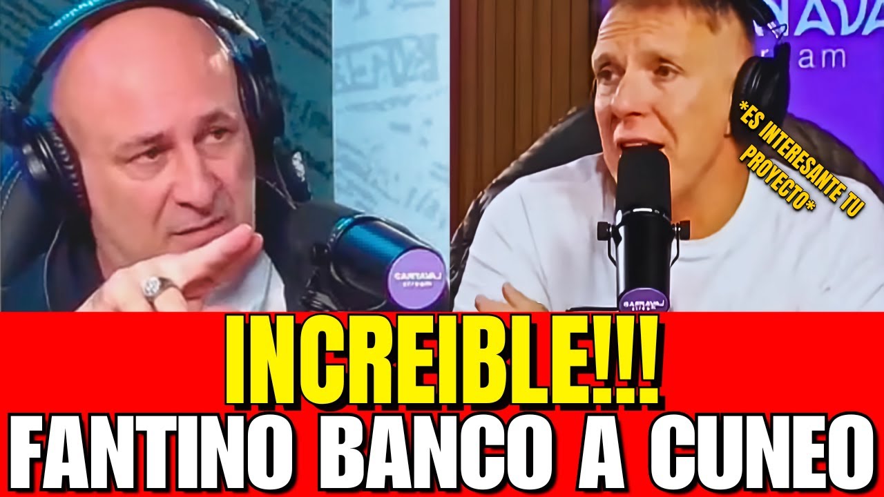 🔴SANTIAGO CUNEO HAY una CRISIS ELECTORAL - FANTINO BANCO a CUNEO # ...