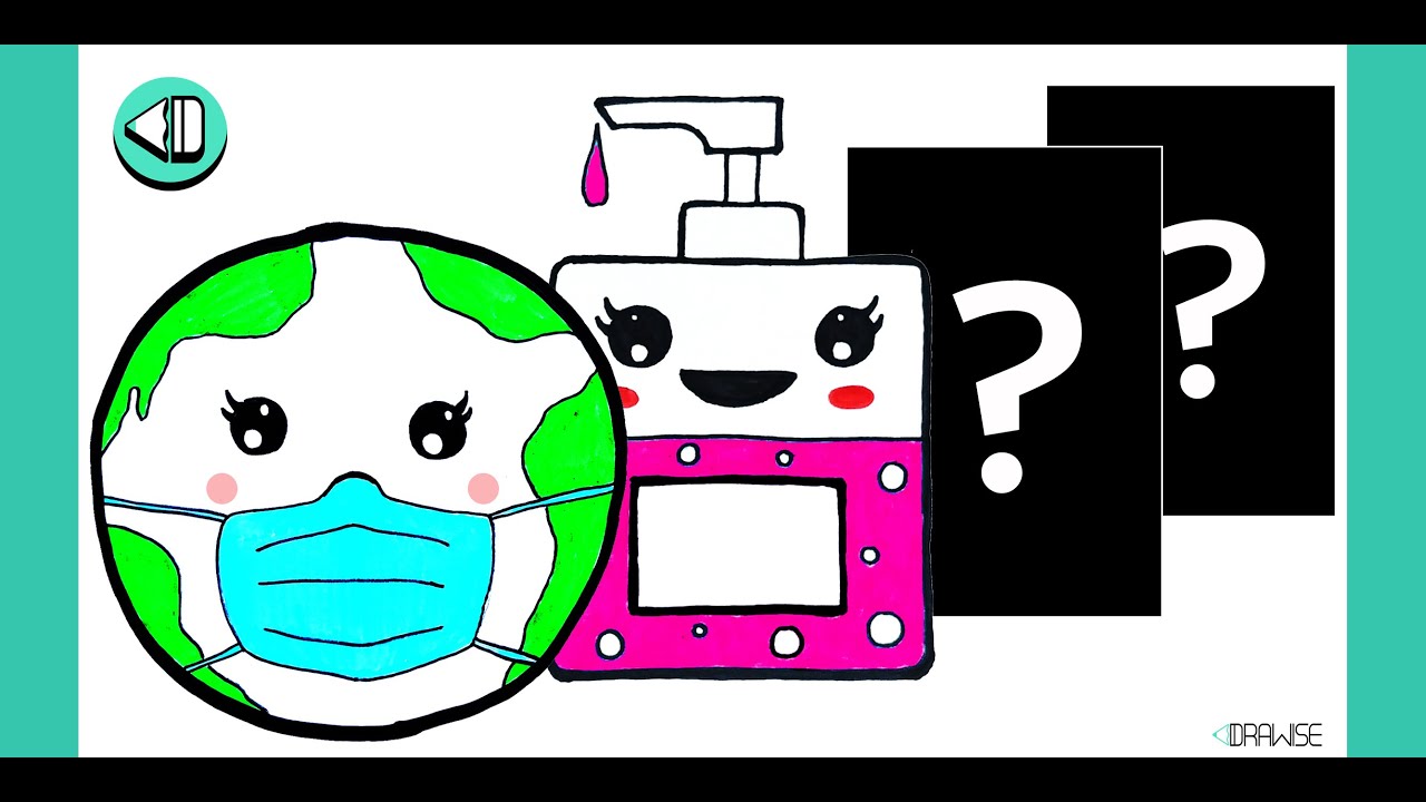 HOW TO DRAW TOP 4 CORONAVIRUS DRAWINGS #4 Easy & Cute - YouTube