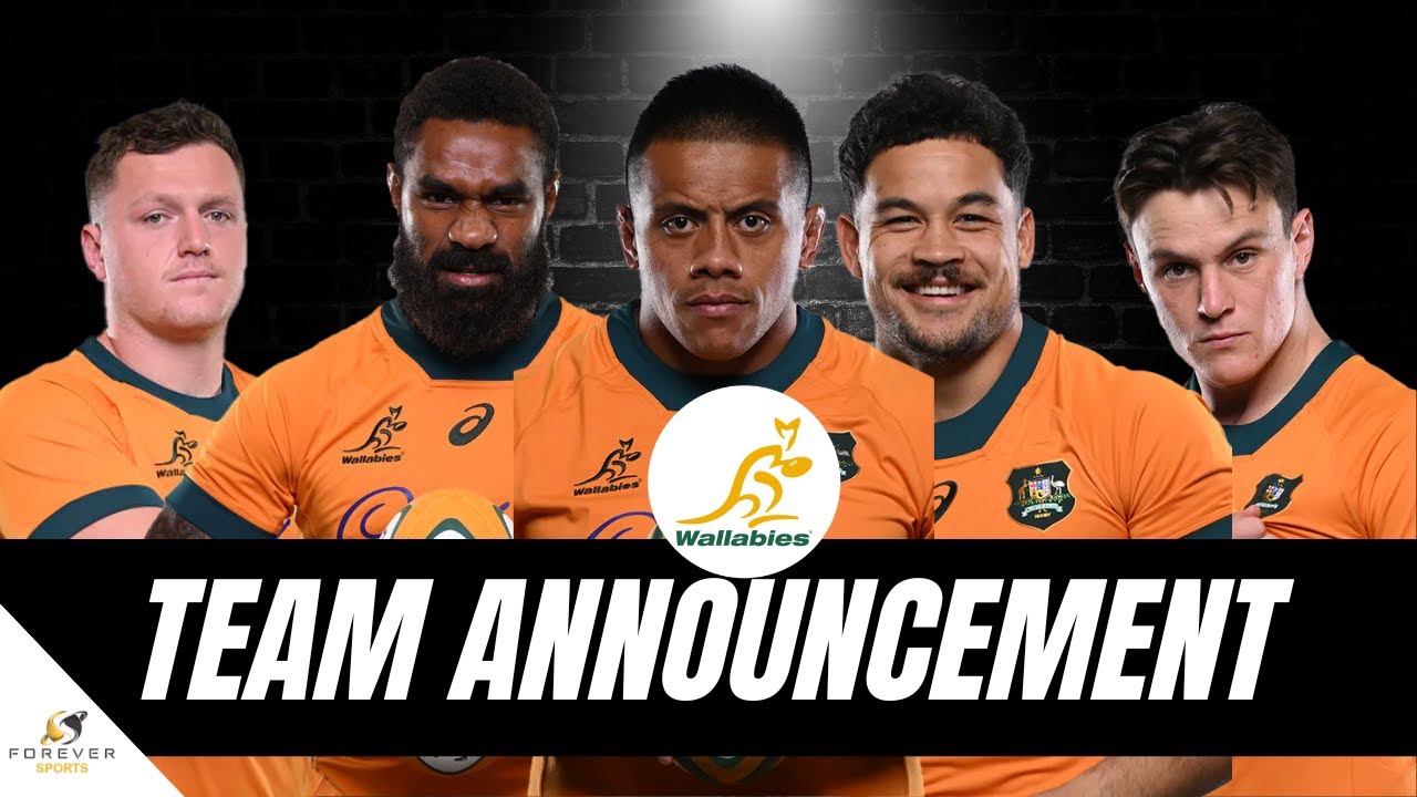 Wallabies Team vs Springboks | Australia Team Announcement | Player ...