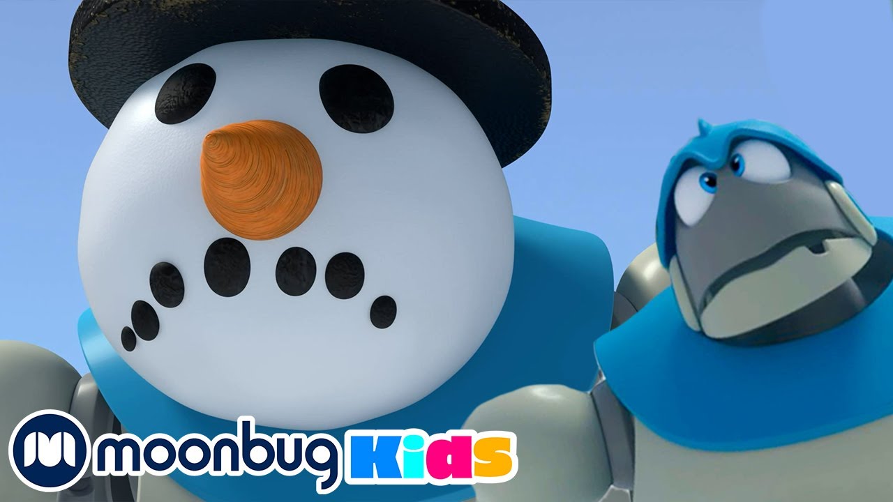 World's Biggest Snowman DISASTER!!! | ARPO | Nursery Rhymes & Cartoons ...