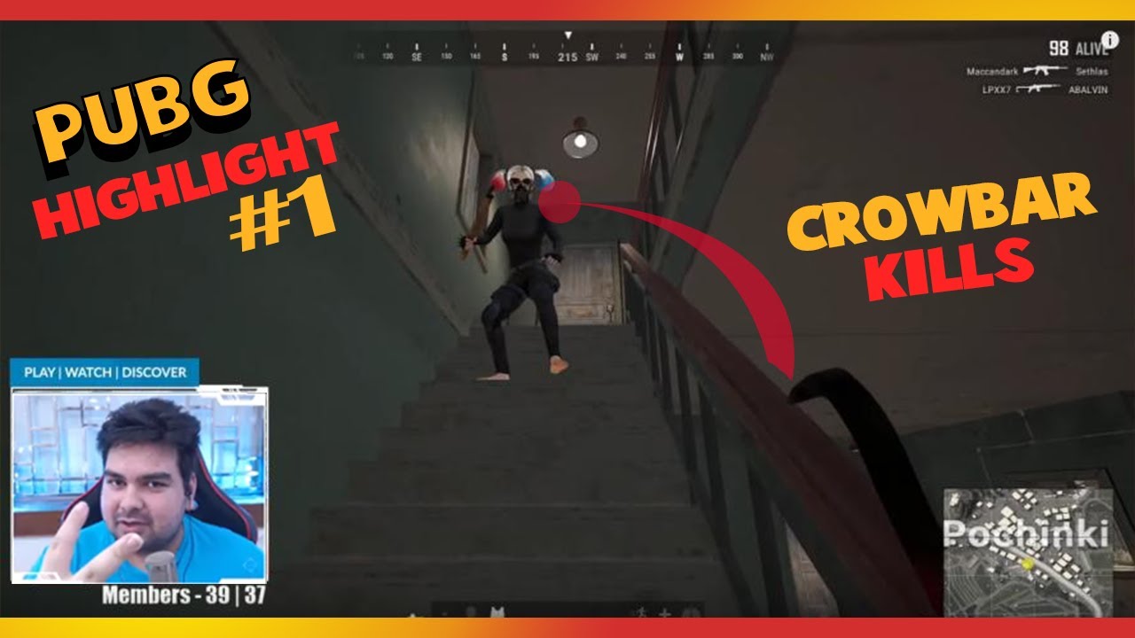 CrowBar Gone Wrong : Highlights - PUBG Gameplay - YouTube