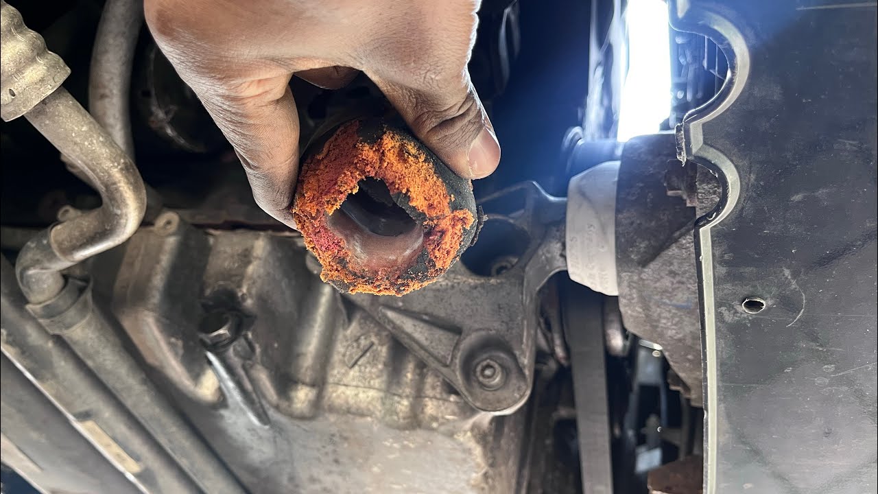 Audi A4 B7 Front Engine Mount Replacement - YouTube