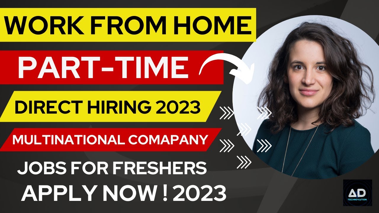 New Work From Home 2023 | Anyone Can apply | part time job | latest ...