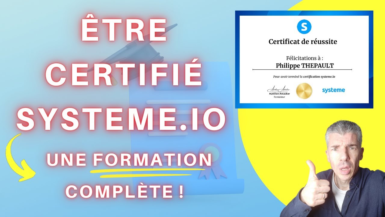La Certification SYSTEME.IO en Français - YouTube