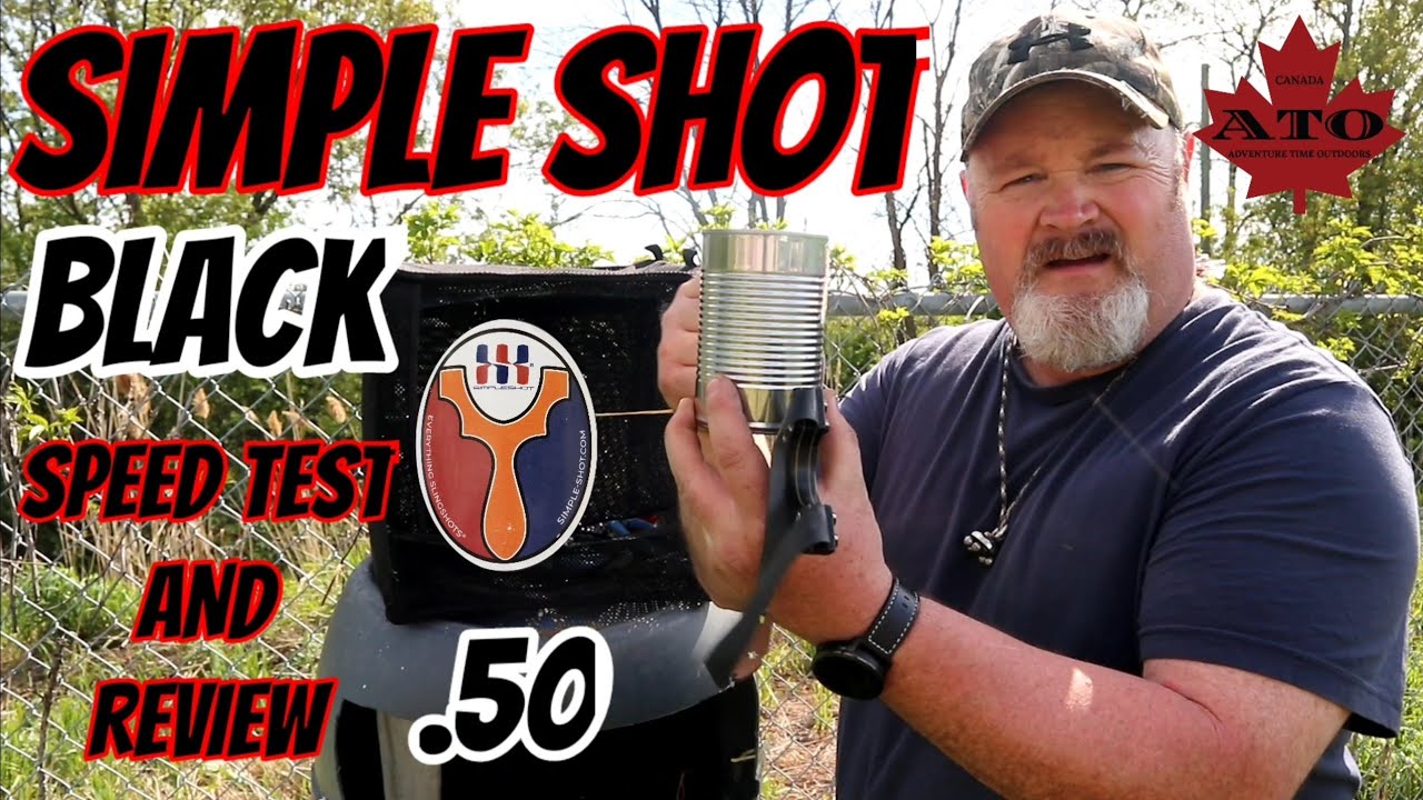 Simpleshot Premium Black .50 Speed and Impact Test and Review - YouTube