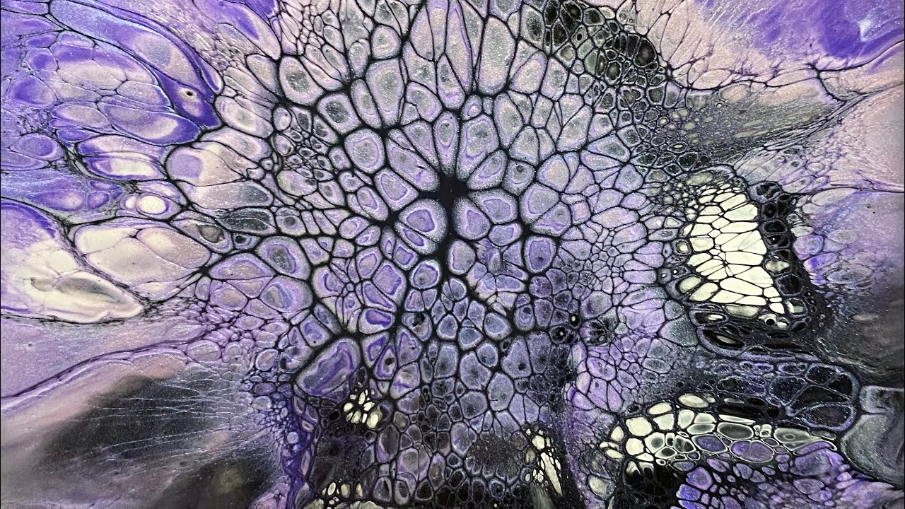 (781) Shelee Art, Bloom Technique, Pigments, Fluid Artist, Acrylic ...