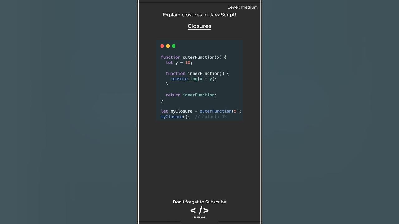 Javascript Interview Question Closures Javascript Interview Programming Js