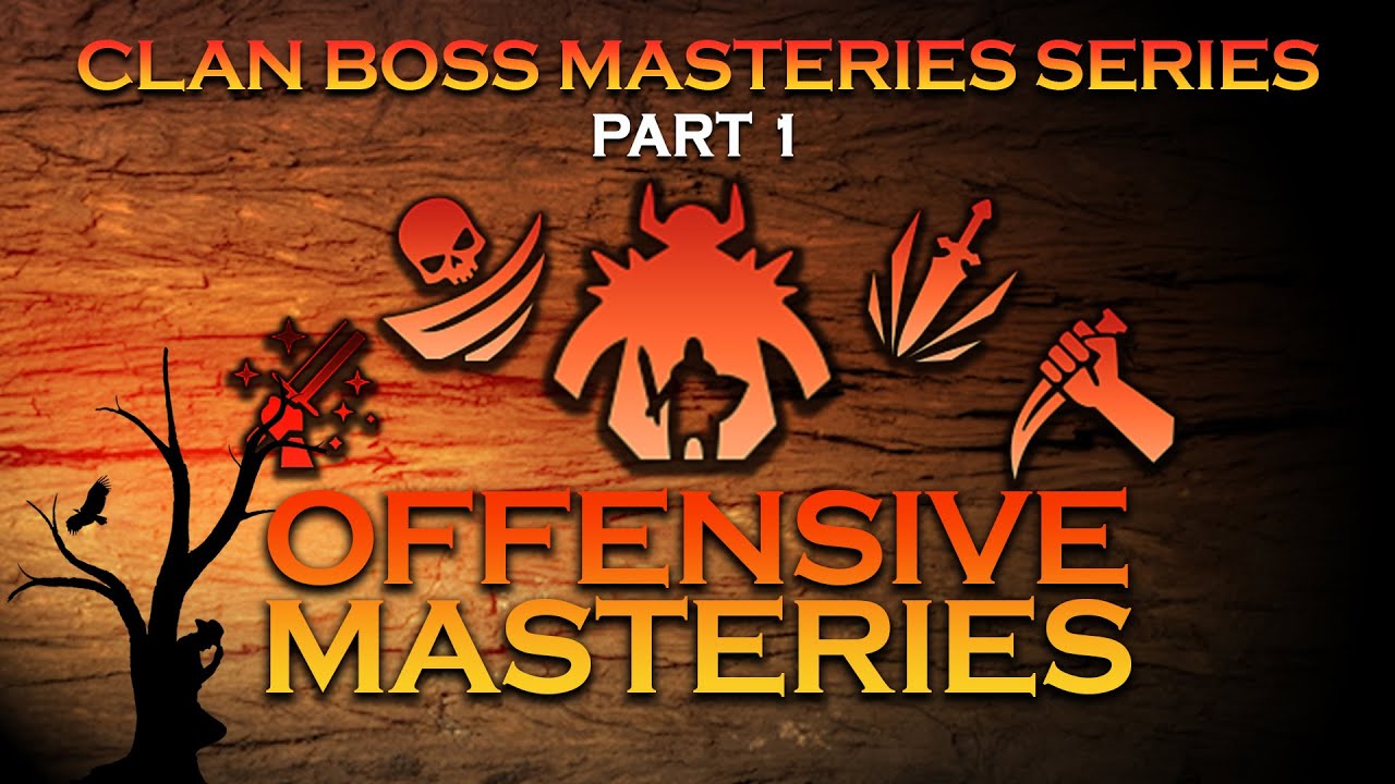 Clan Boss Masteries Series: Offensive Masteries - YouTube
