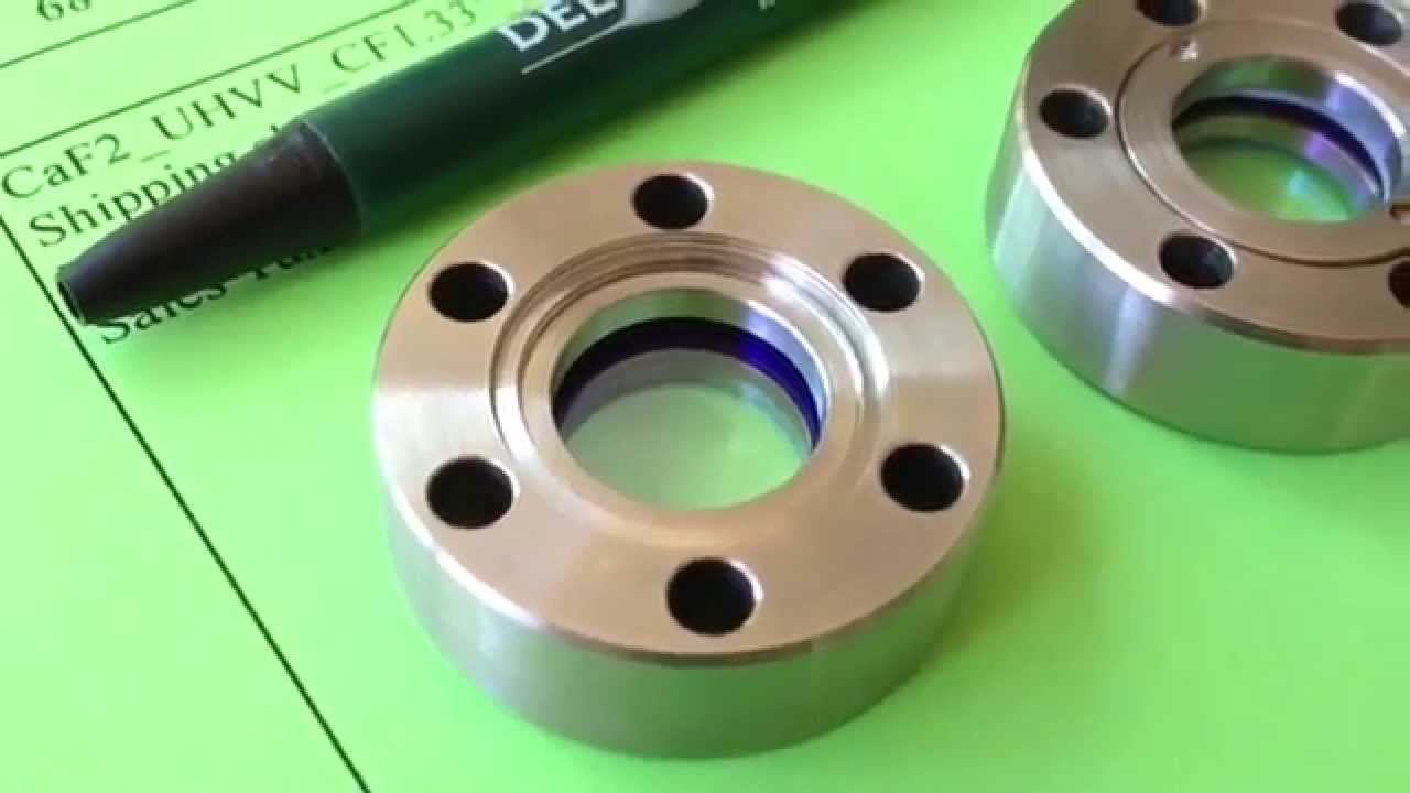 Calcium Fluoride Optical Viewports CF1.33" for 4.4um laser - sales ...