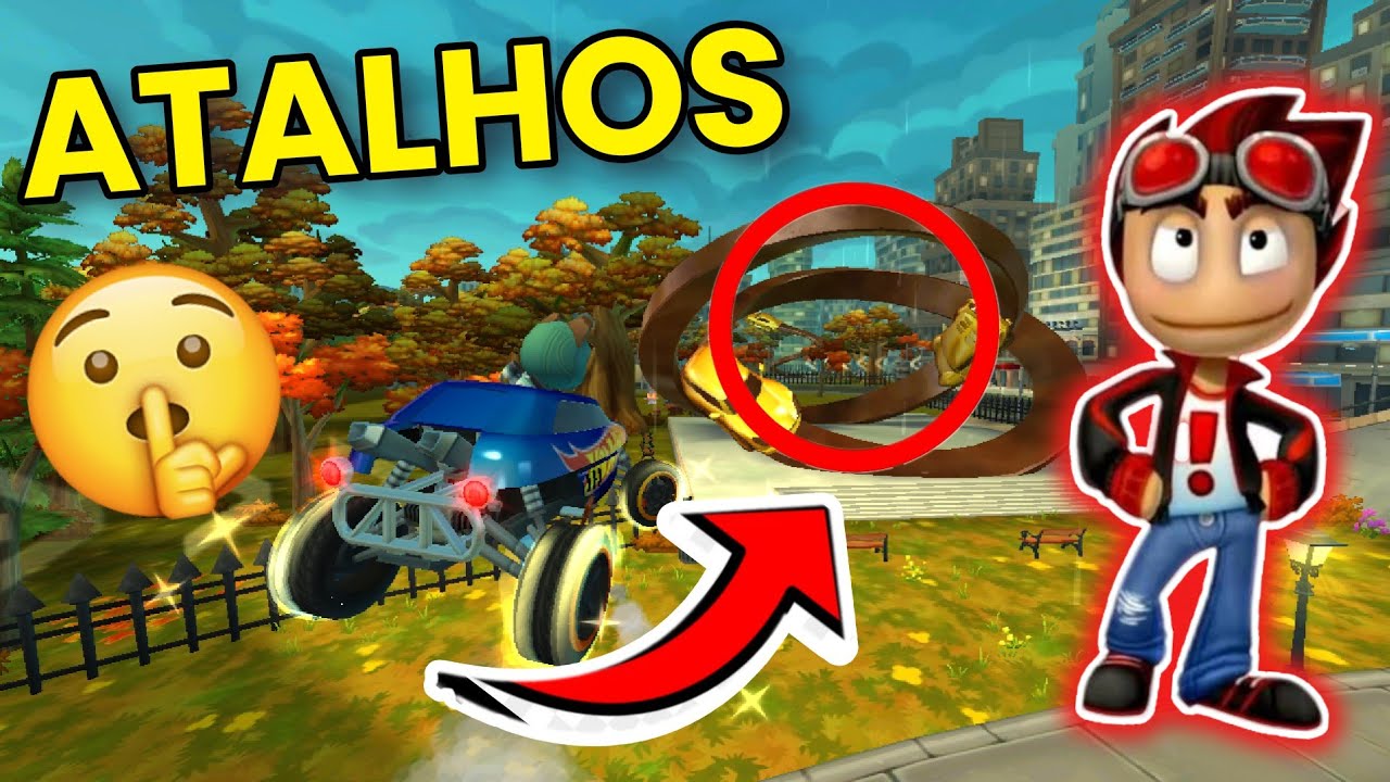 ATALHOS Do Mapa OCTANE CITY🏙️[Burlas, Atalhos,Dicas] Beach Buggy racing ...