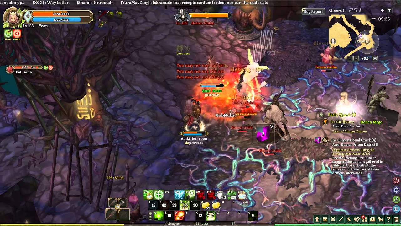 Tree of Savior 150+ Prison Demon Monk/Pyro Questing - YouTube