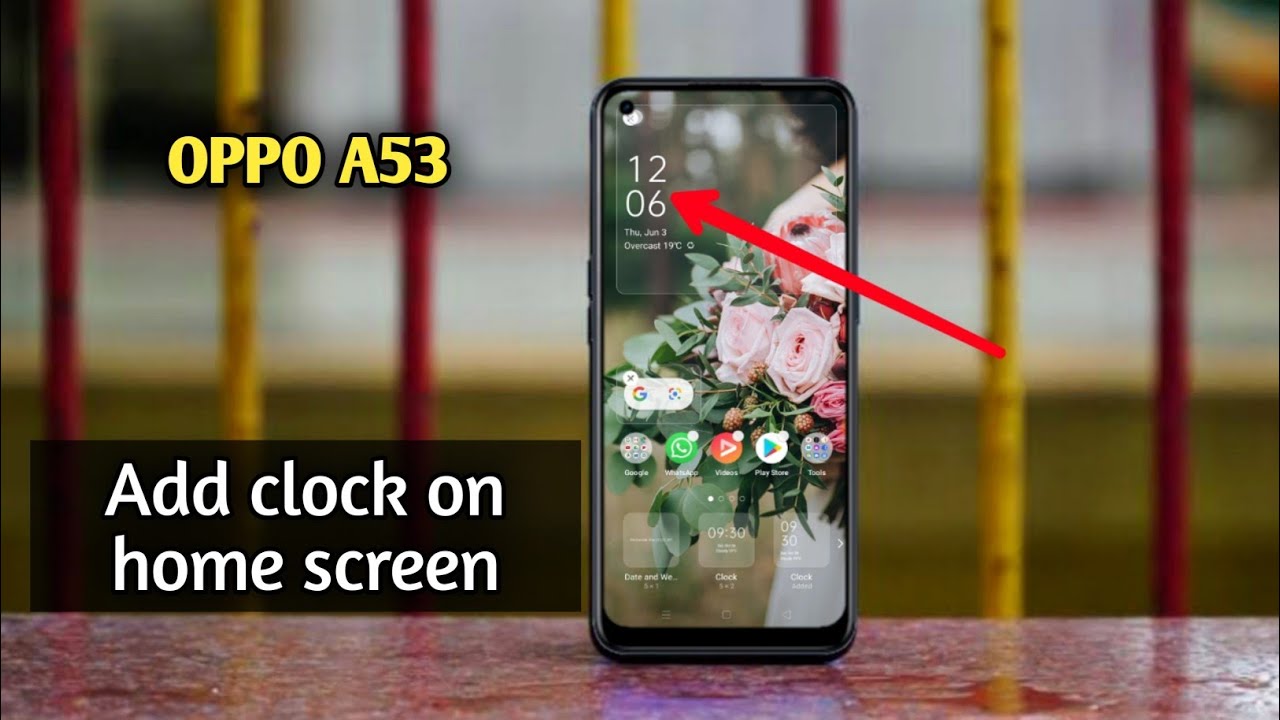 How To Set Clock On Home Screen In Oppo A53 Kisi Bhi Mobile Mein Home how-to-set-clock-on-home-screen-in-oppo-a53-kisi-bhi-mobile-mein-home