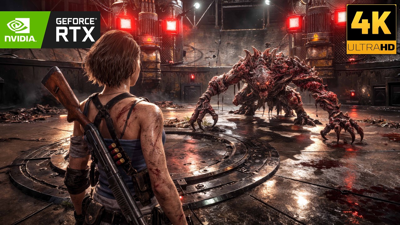 Resident Evil 3 Remake – Final Nemesis Boss Fight | RTX | 4K Ultra ...