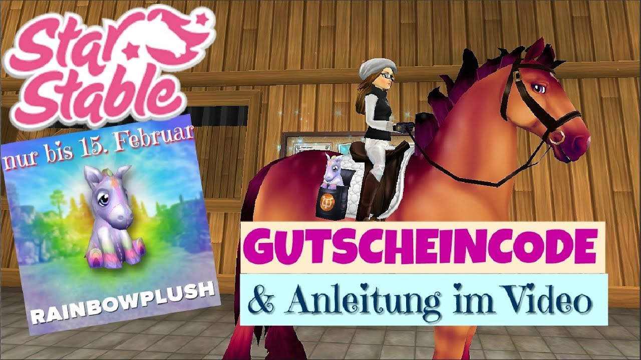 Star Stable [SSO]: RAINBOWPLUSH | NEUER GUTSCHEINCODE mit Anleitung für ...