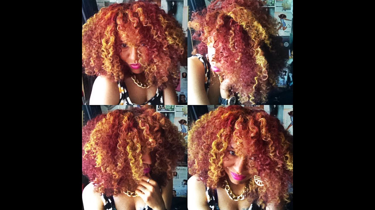 Natural Hair | Hair Shadowing | Nyx powder eyeshadow - YouTube