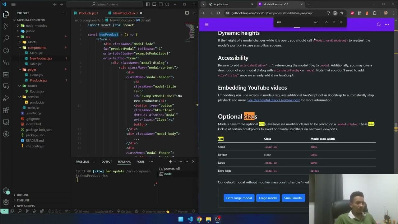 Crear un sistema contable desde cero - React Js - Parte2 - YouTube