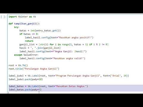 Tutorial Pembuatan Form Perulangan Angka Ganjil Menggunakan Bahasa ...