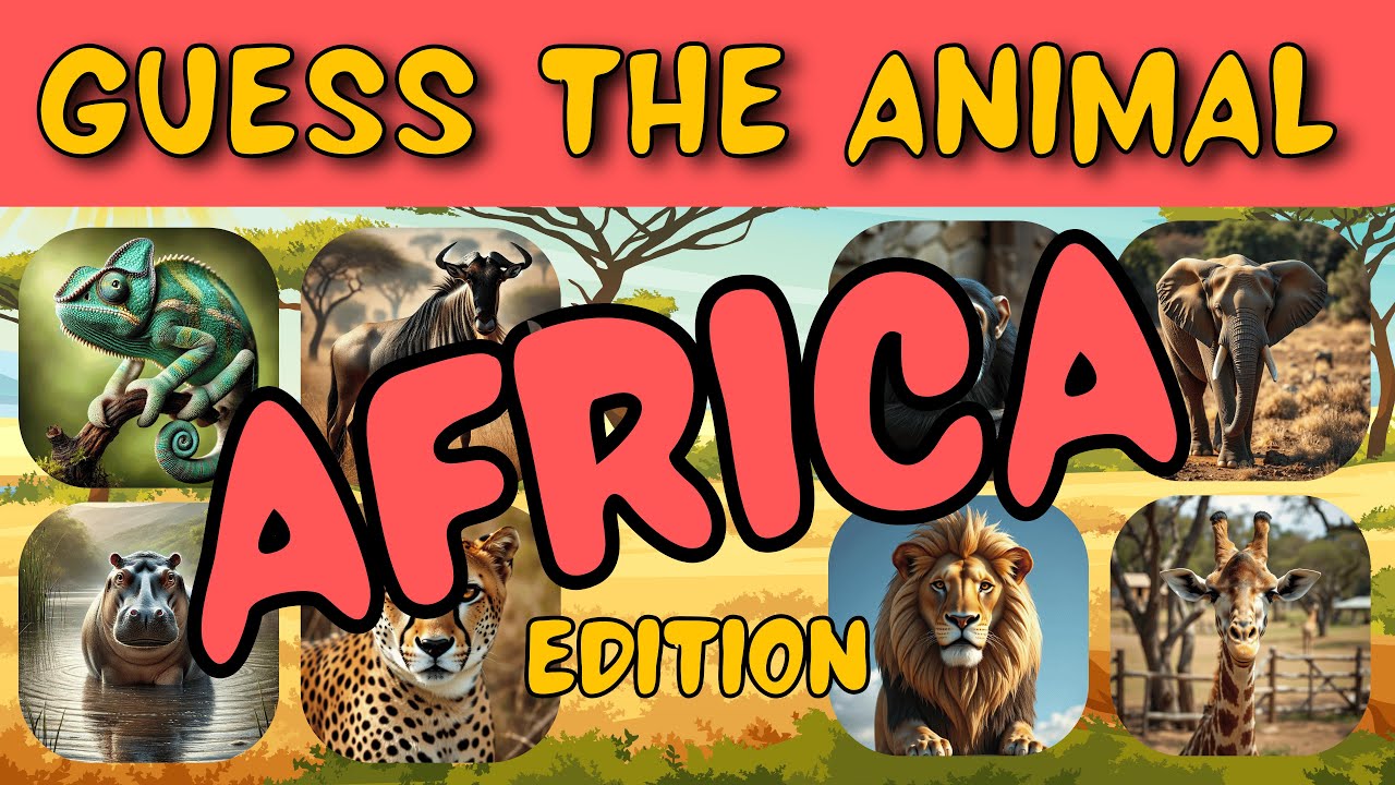Guess the Animal: Africa Edition 🌍 | 50 Wild Creatures You Should Know ...