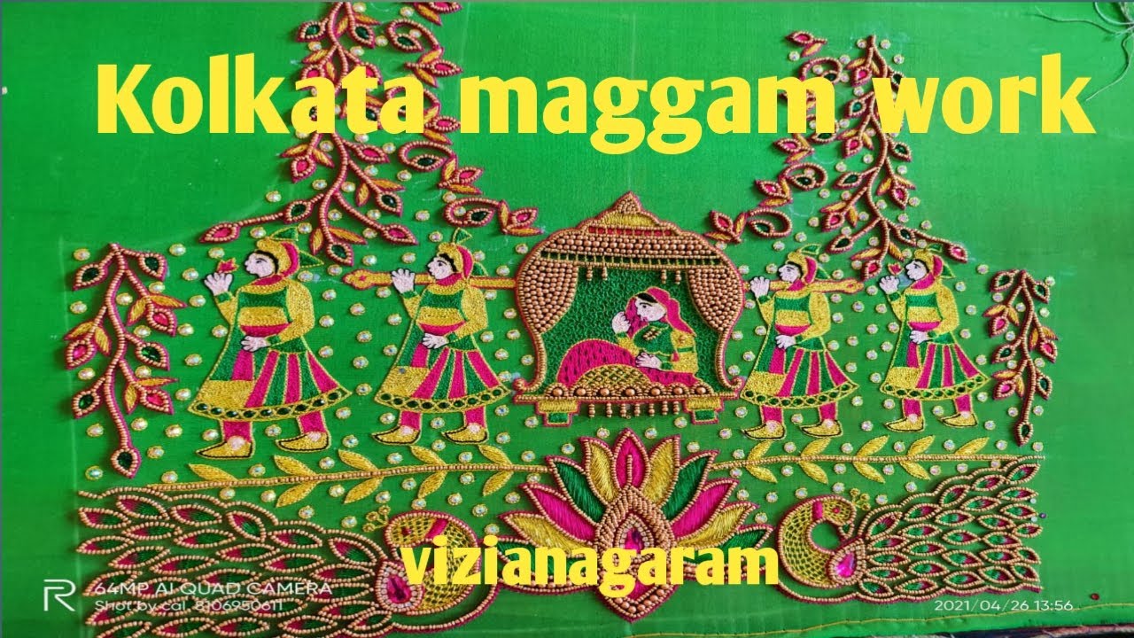 KOLKATA MAGGAM WORK(VIZIANAGARAM) - YouTube