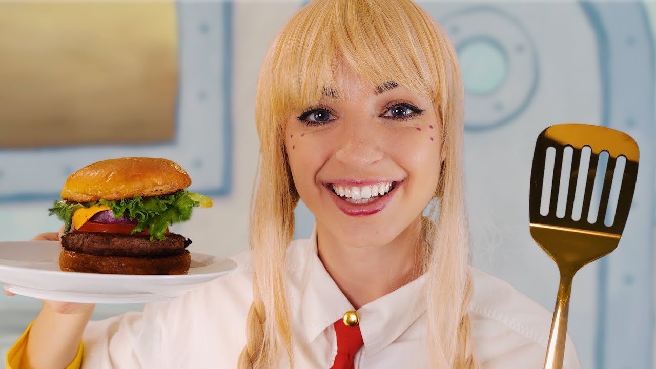 ASMR | Spongebob Squarepants Gives You a Tour of the Krusty Krab - YouTube