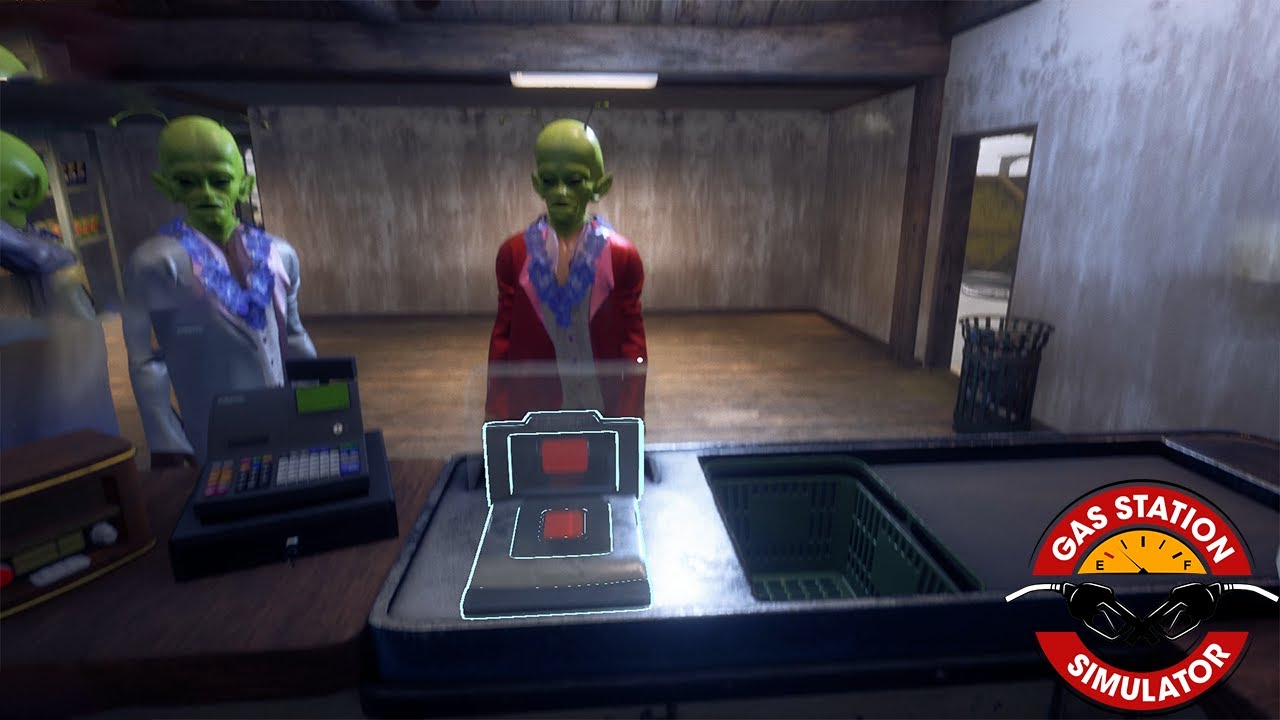 Gas Station Simulator Ep.3 | "Aliens Invade" - YouTube