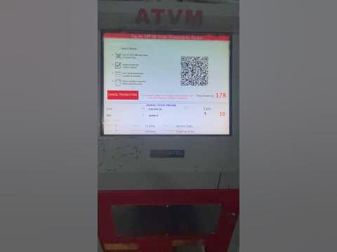 ATVM machine ticket with google pay QR code | google pay on atvm machin ...