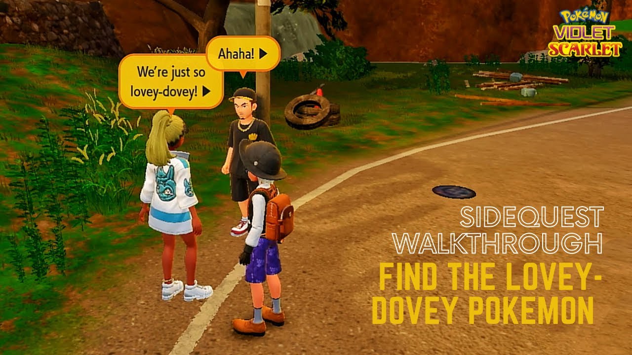 Pokemon Violet DLC - The Teal Mask Sidequest Walkthrough: Find the Lovey-Dovey Pokemon - YouTube