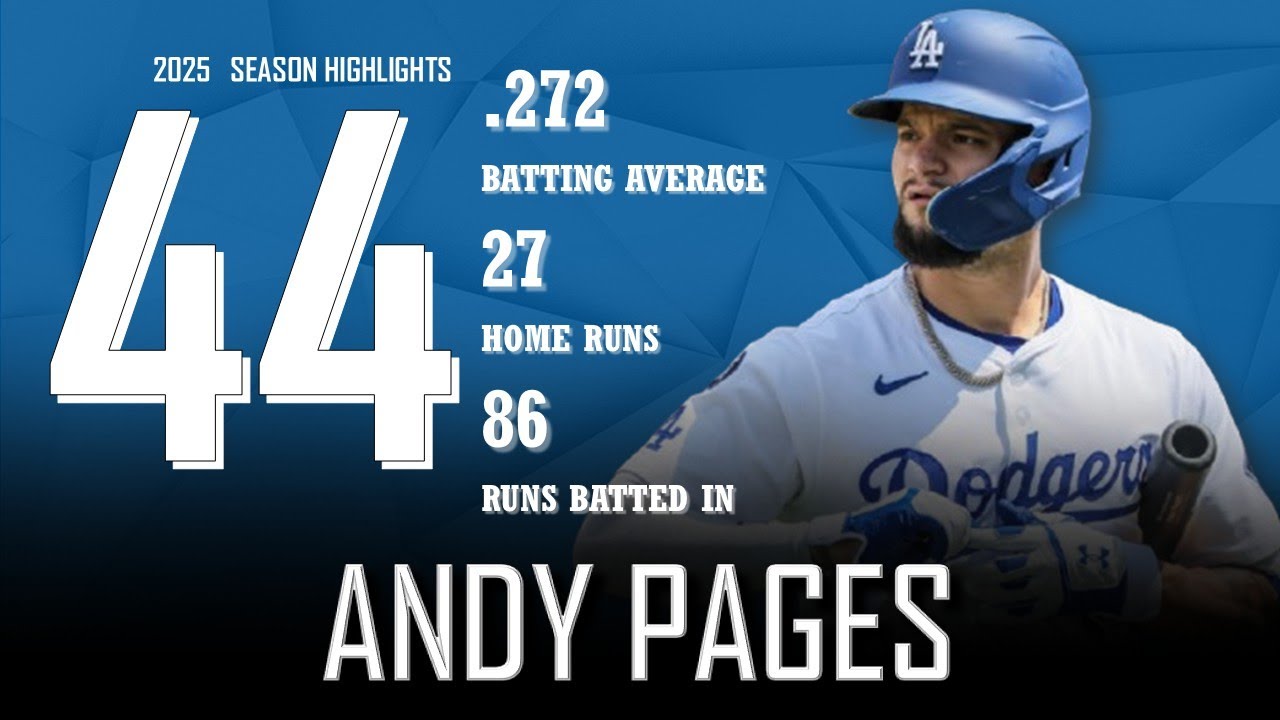Andy Pages || 2025 Los Angeles Dodgers Highlights - YouTube