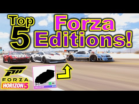 Top 5 BEST Forza Edition Cars in FH5! - YouTube