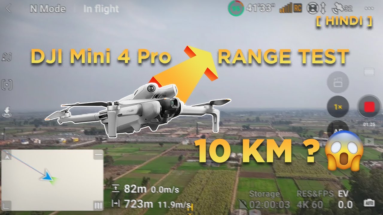 [ HINDI ] RANGE TEST - DJI MINI 4 PRO - YouTube