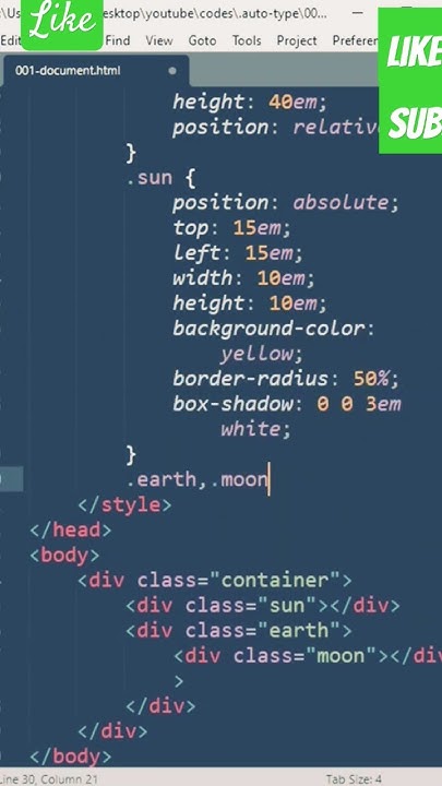 Solar System In Html Css Coding Cssanimation Css Shortvideo Shorts Short Html Youtube