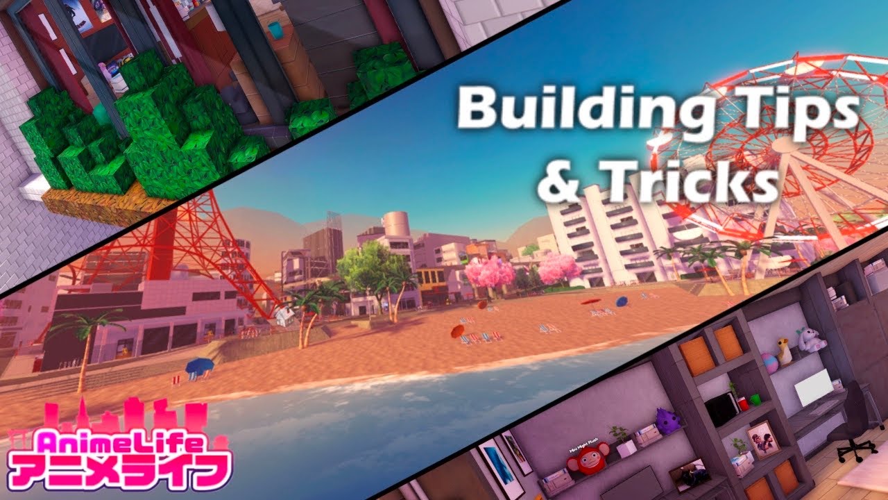 Building Tips & Tricks | Anime Life | Roblox - YouTube